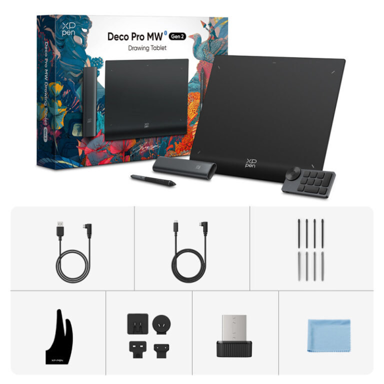 Tablette Graphique XP-PEN Déco Pro MW with K05 (Gen 2) - Noir -DECO-PRO ...